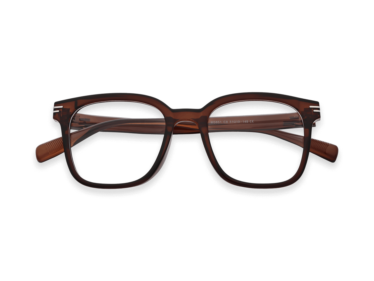 Knox Dark Brown Square Eyeglasses – Eydology
