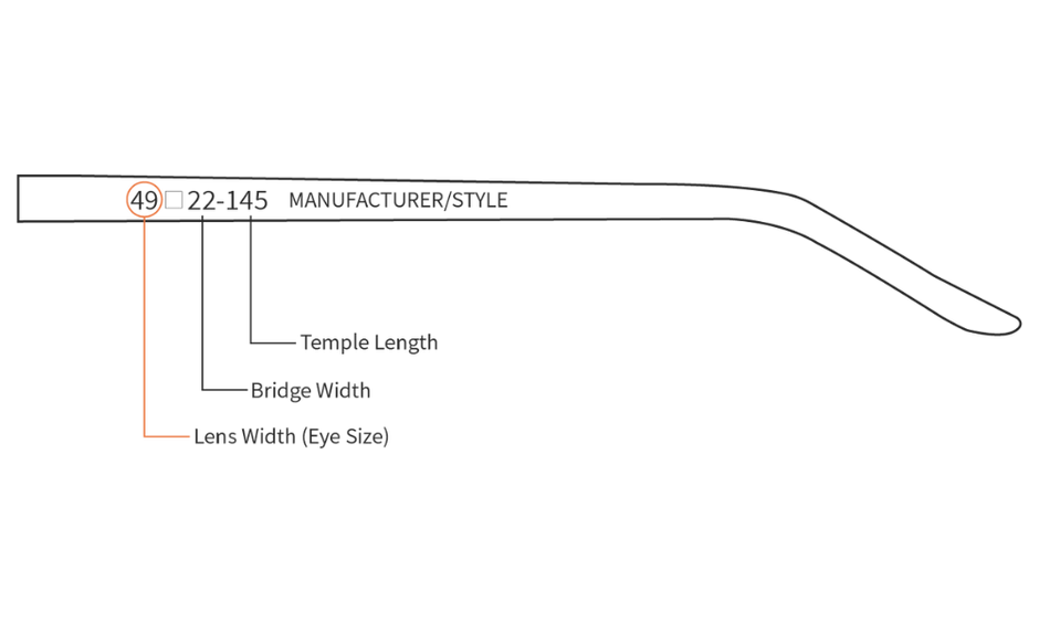 How To Measure Your Frame Size | EYDOLOGY – Eydology